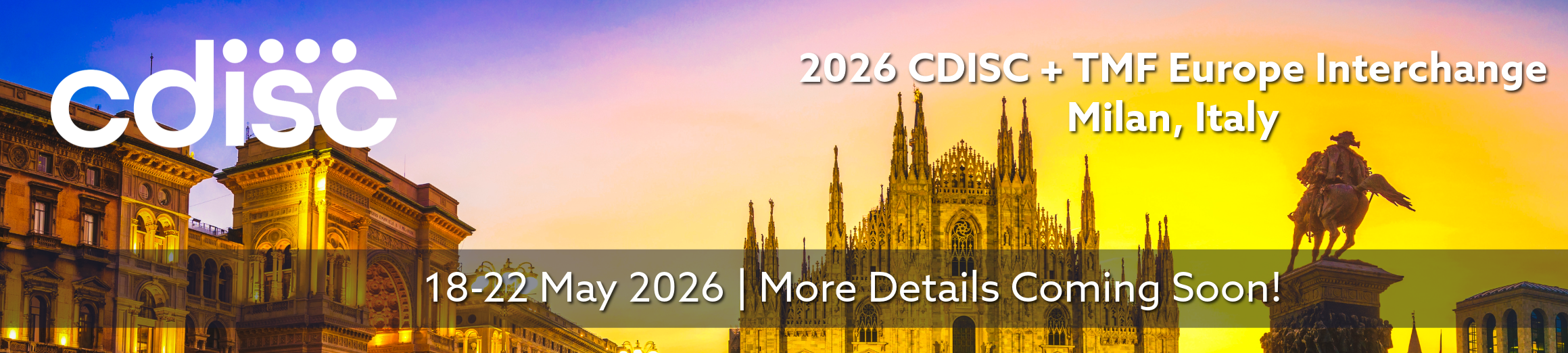2026 CDISC + TMF European Interchange | CDISC